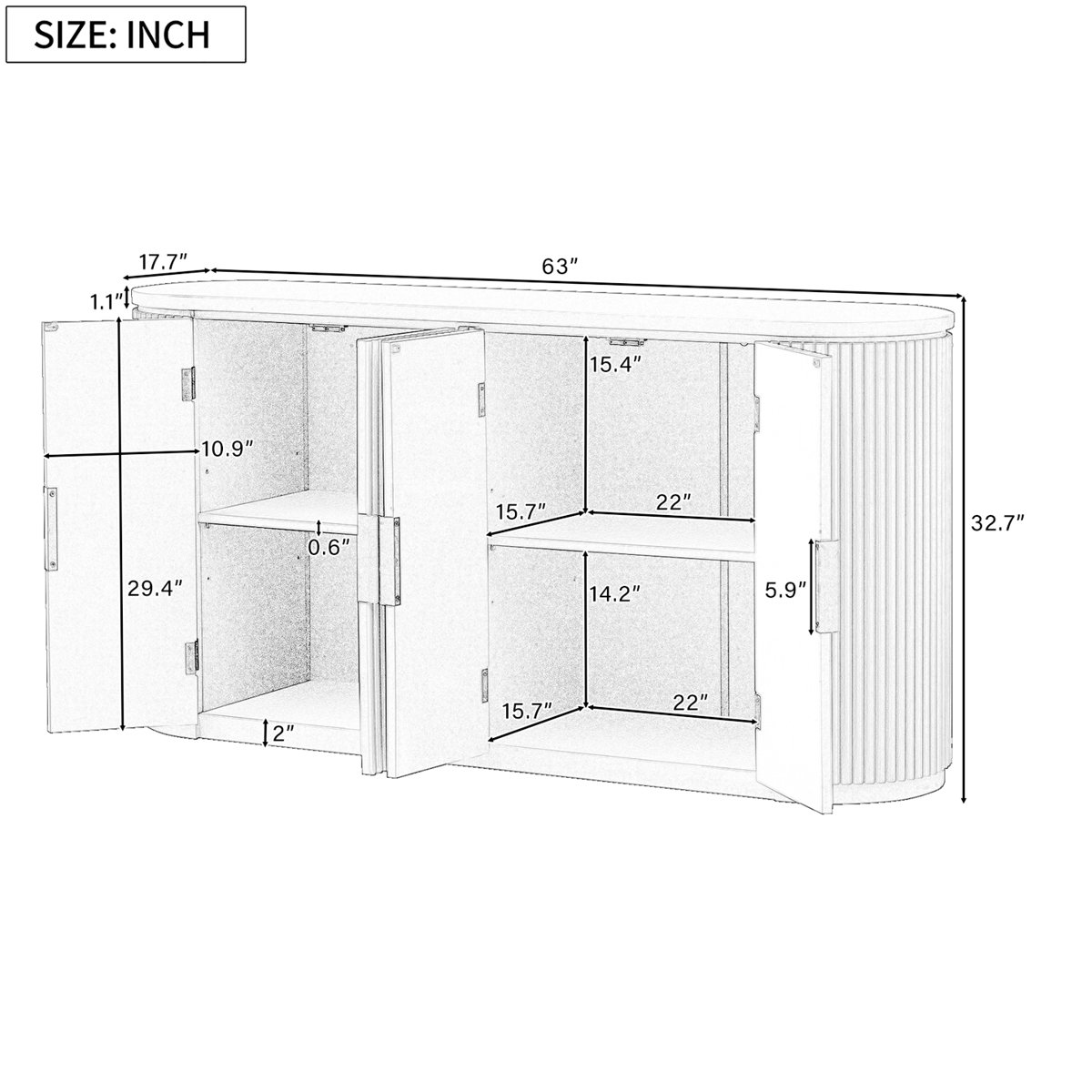 Siscar Lands Accent Chests / Cabinets Accent Cabinet | Wayfair