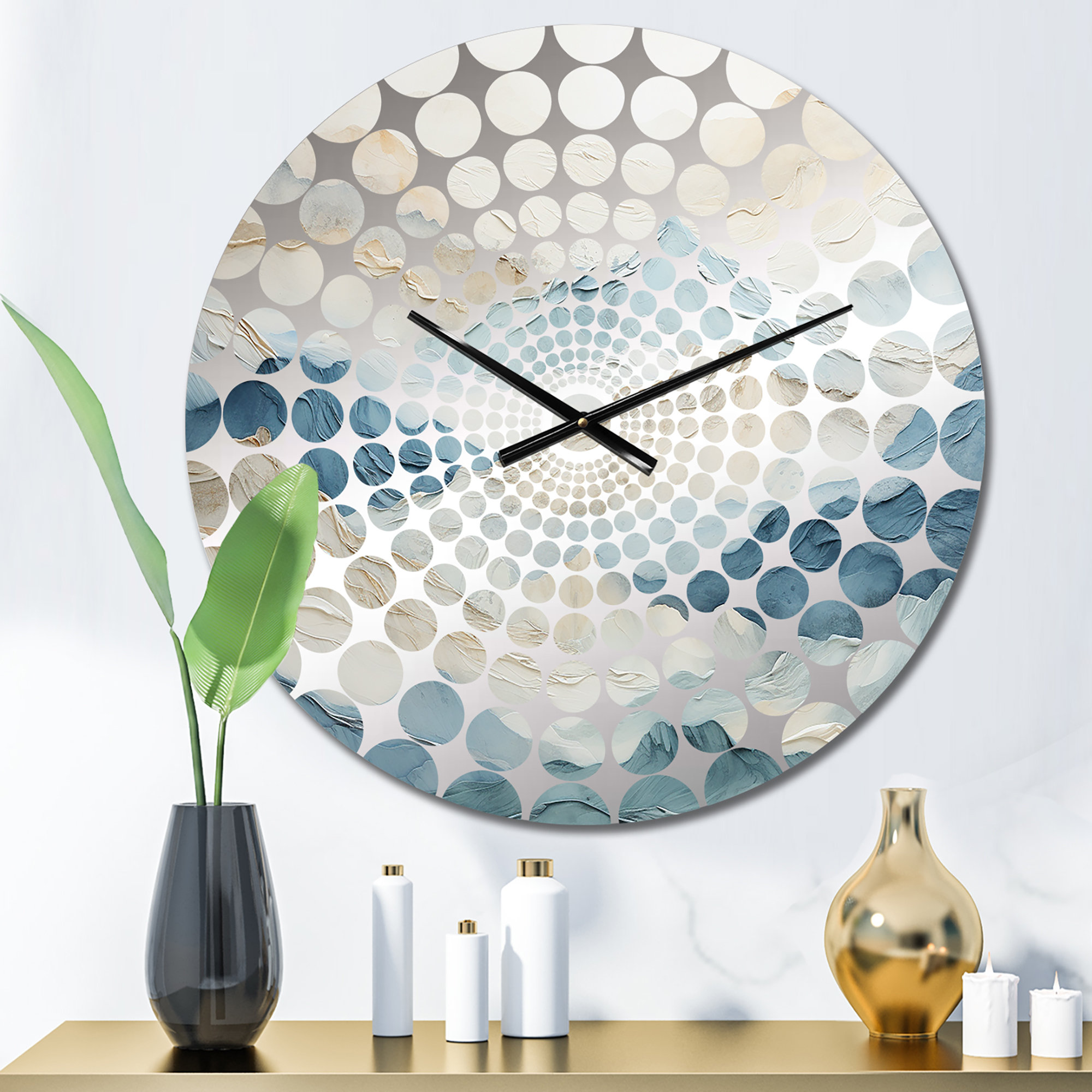 East Urban Home Edric - Mountains Wall Clock | Wayfair