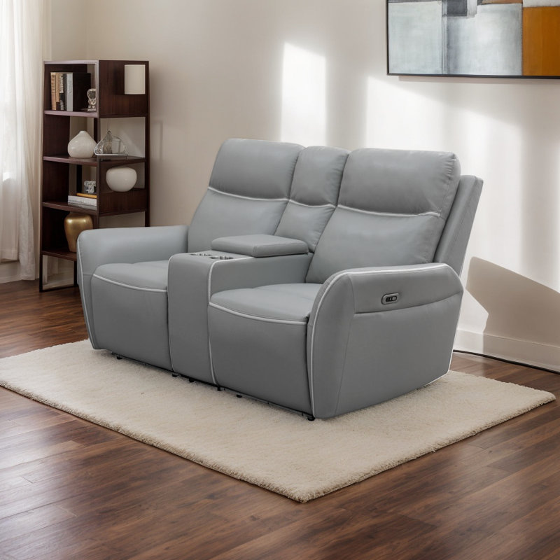Latitude Run® Gigi 70"Power Recliner Console Loveseat | Wayfair