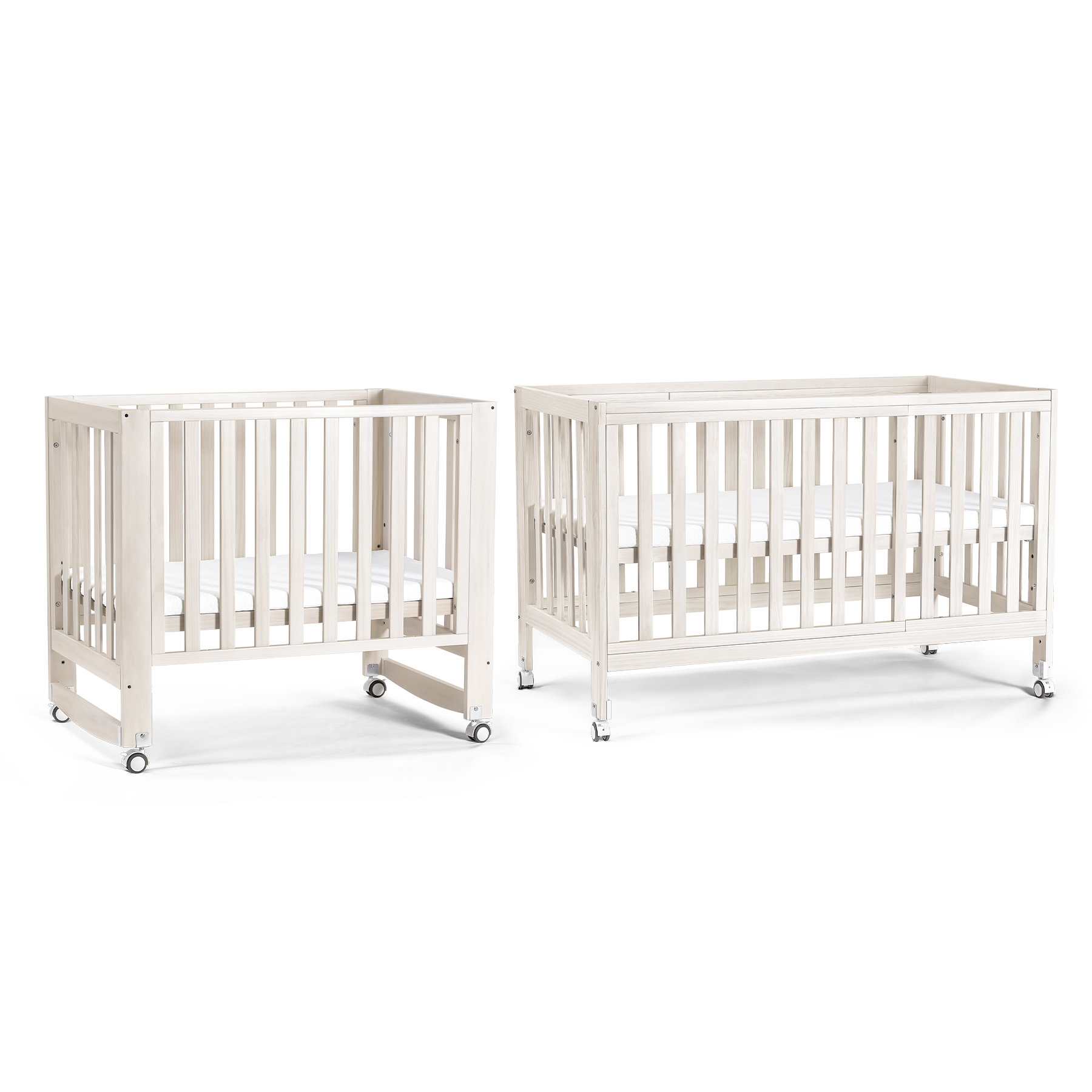 MAMAZING EvoNest 11-in-1 Mini Cradle to Full Size Convertible Crib With ...