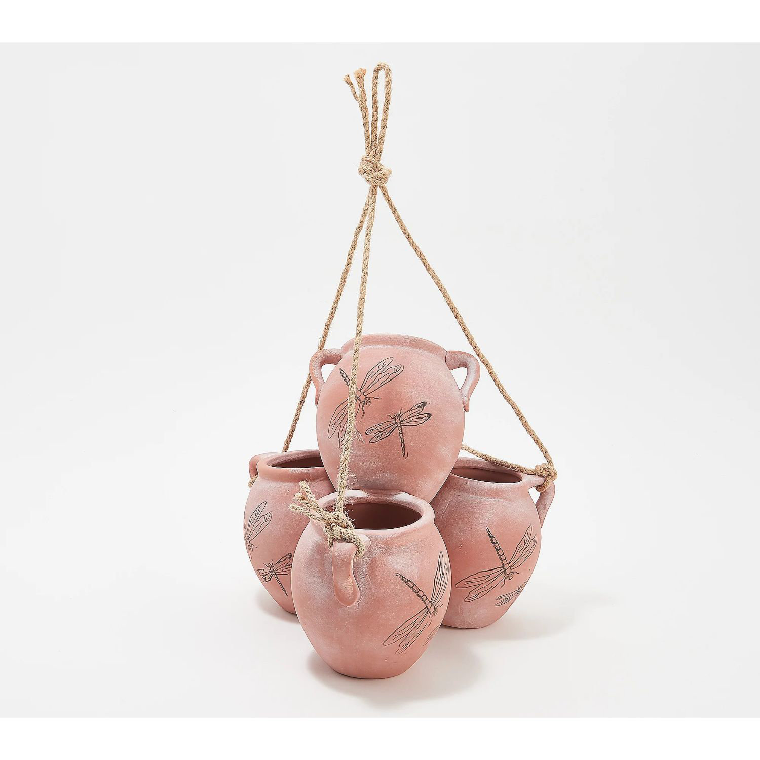 Rosalind Wheeler Hasan Washed Indoor/Outdoor Hanging Planter | Wayfair