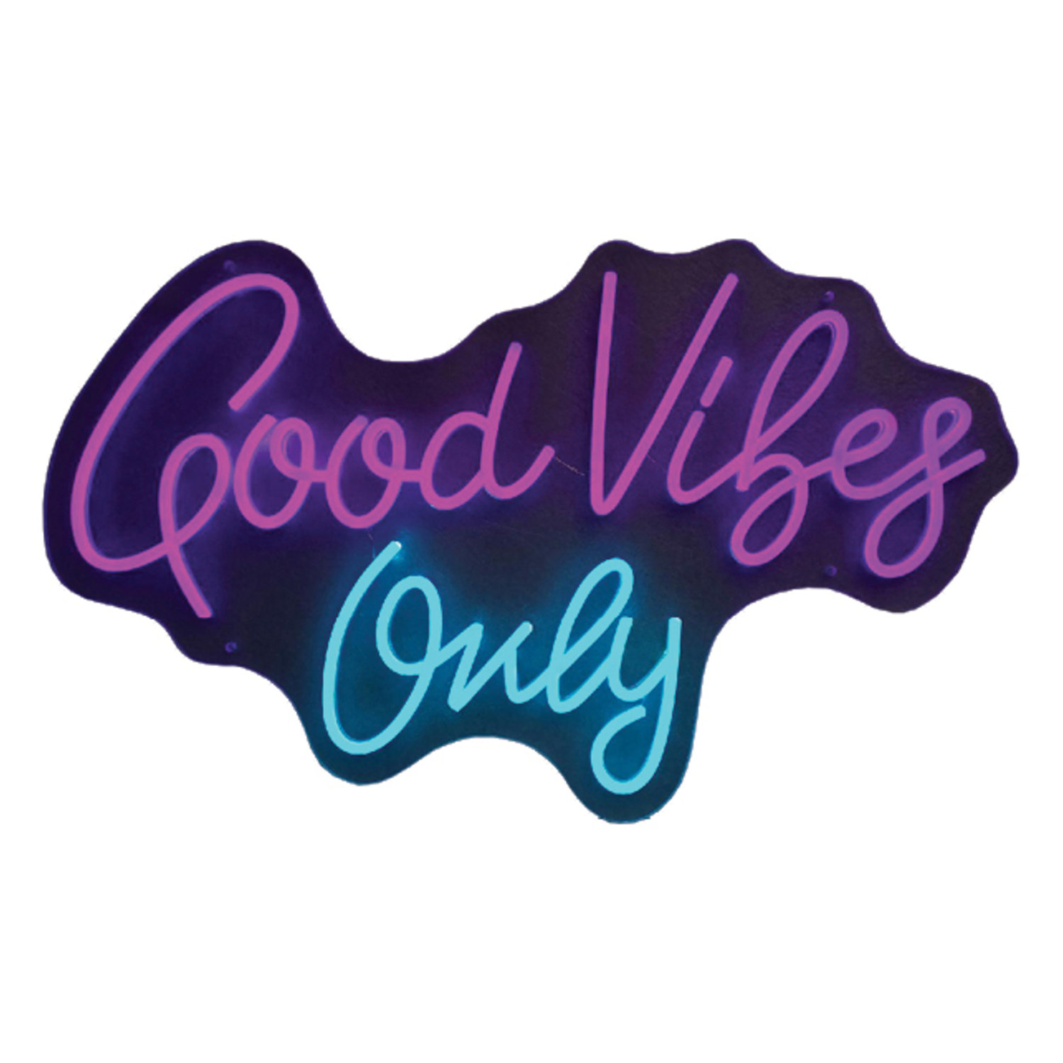 Ivy Bronx Good Vibes Only Neon Sign - 15" x 25" | Wayfair