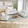 Ophelia & Co. 3 Piece Living Room Sofa Sets, Sectional Couch And ...