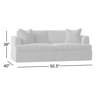 Wayfair Custom Upholstery™ Lucia 93" Recessed Arm Slipcovered Sofa Bed ...