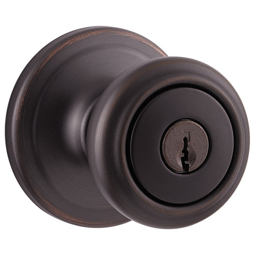 Kwikset Cameron Keyed Door Knob with SmartKey® & Reviews | Wayfair