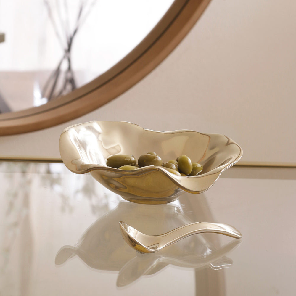 Beatriz Ball Giftables Sierra Modern Small Oval Bowl with Spoon ...