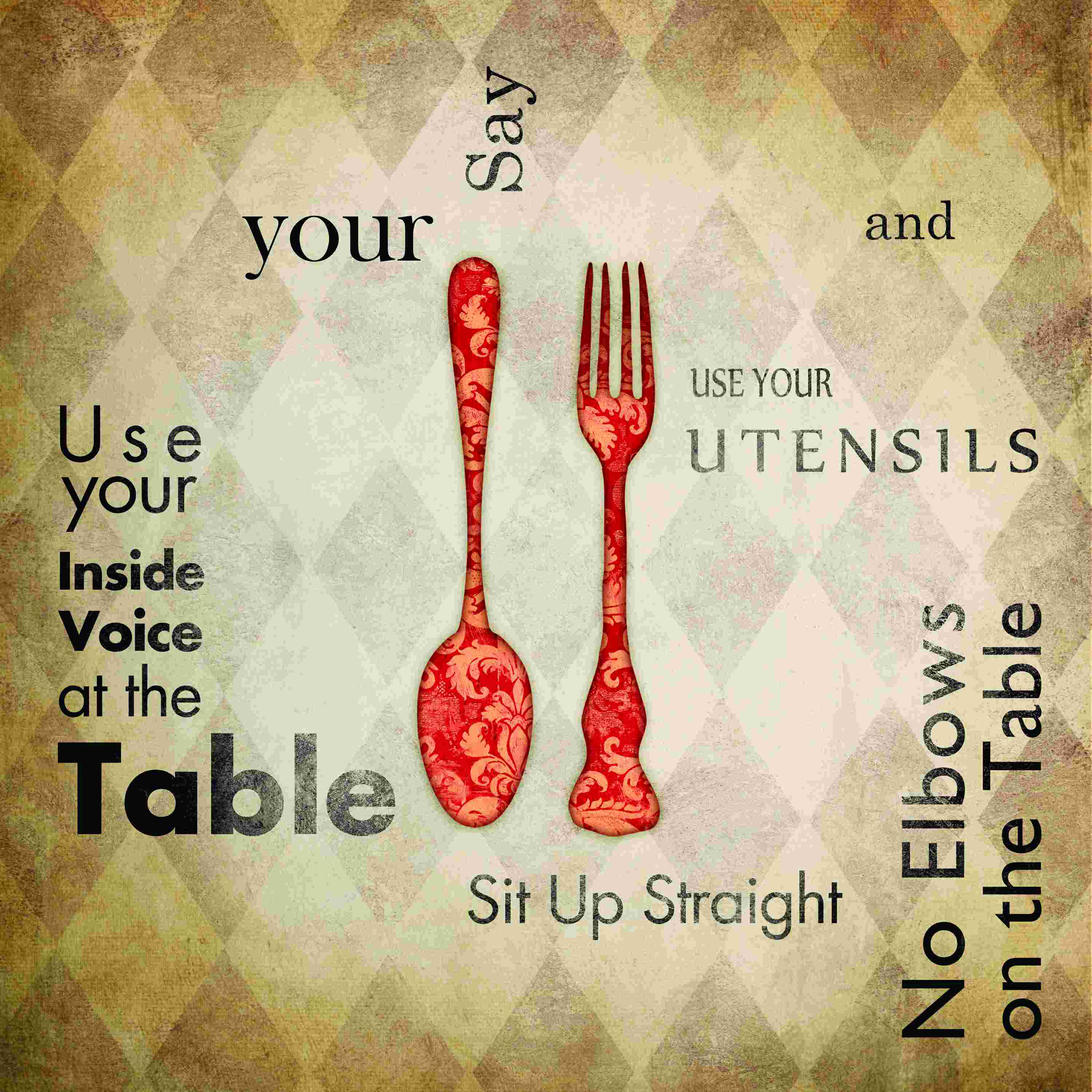 Trinx Table Rules - Wrapped Canvas Graphic Art | Wayfair