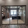 The Sliding Door Company 3 Panel Clear Glass Room Dividers - Sliding ...