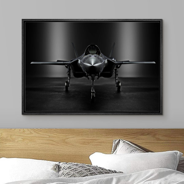 SIGNLEADER " Fighter Jet In Airplane Hanger " | Wayfair