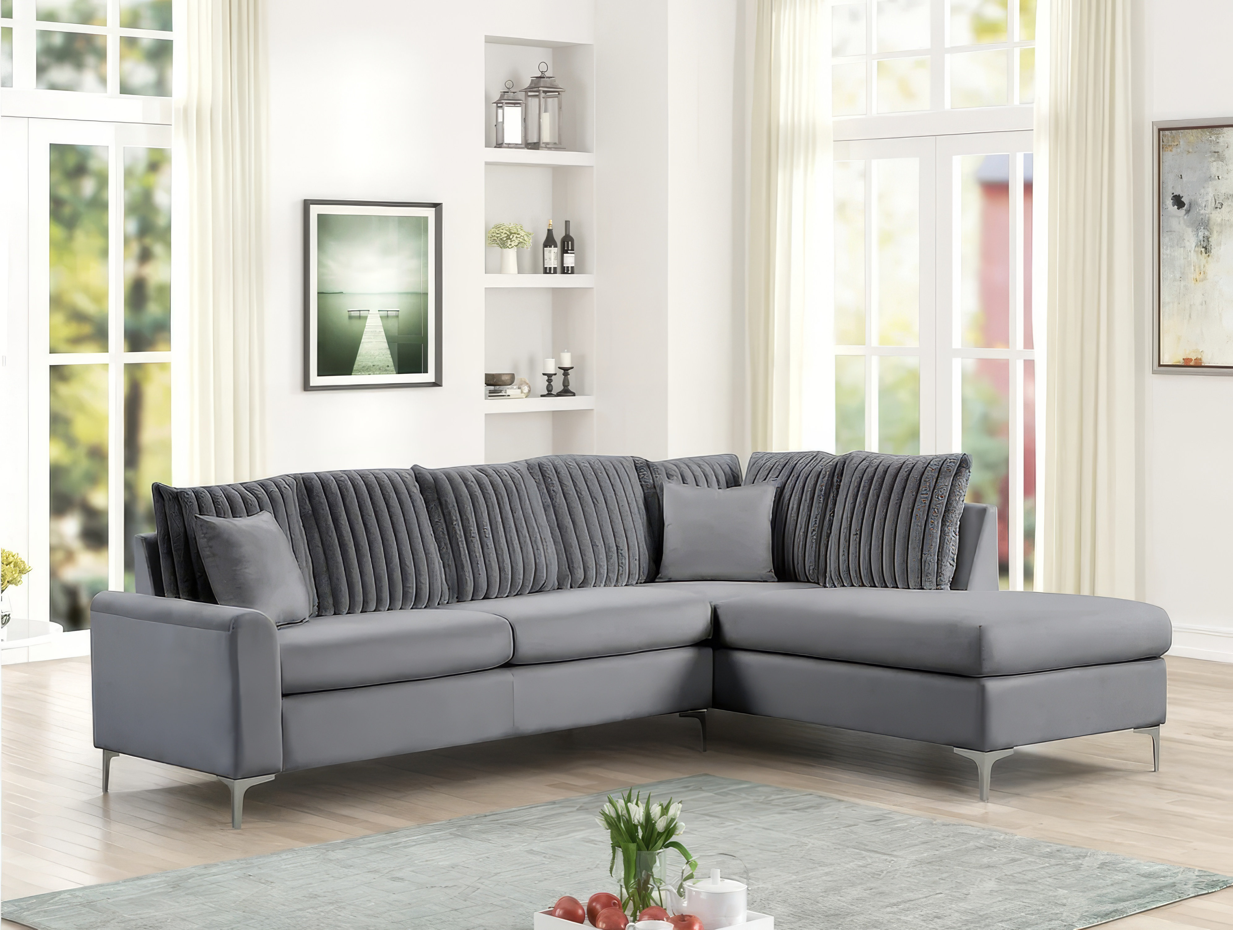 Orren Ellis Elina Sectional - Wayfair Canada