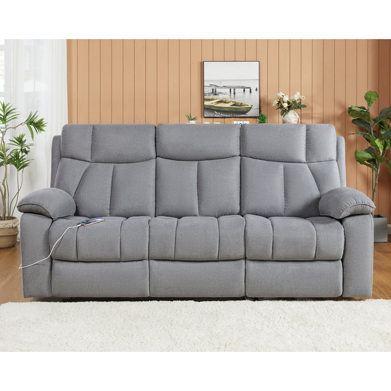Hokku Designs Recliner Sofa, Power Reclining Sofa with USB Charging ...