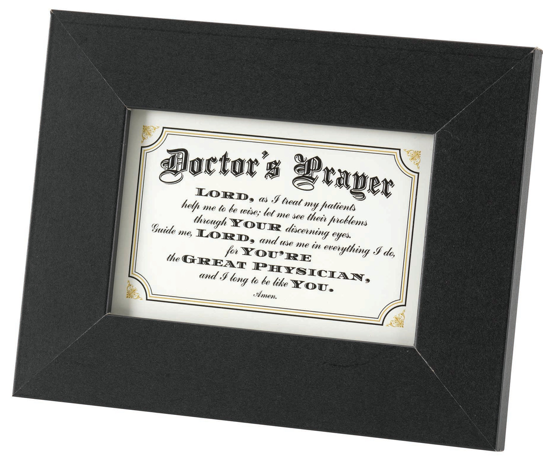 Winston Porter Swayzee Doctor's Prayer Picture Frame - Wayfair Canada