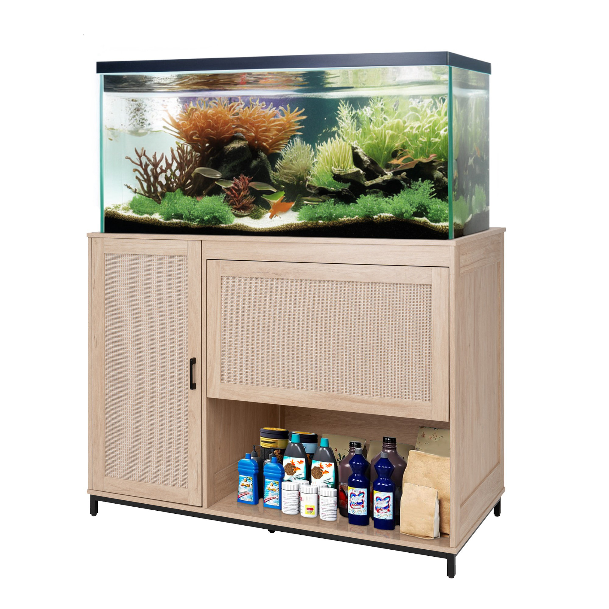 Tucker Murphy Pet™ Heavy Duty Fish Tank Stand, 55-75 Gallon Aquarium ...