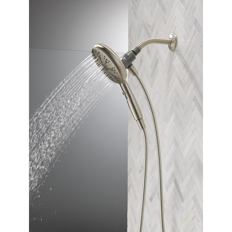 Delta SureDock 6-Spray Magnetic Shower Head, High Pressure Handheld ...