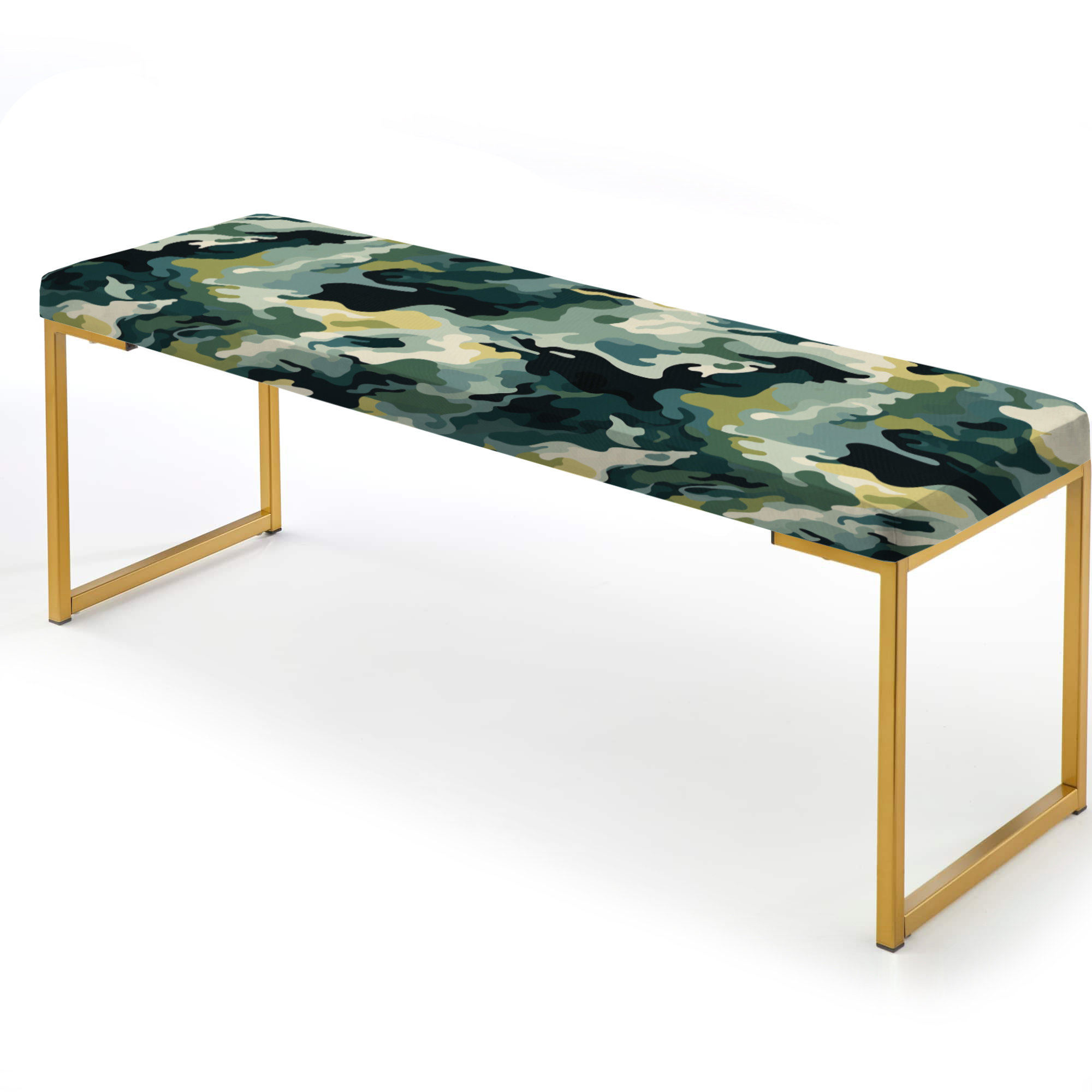 Design Art Green And White Urban Camouflage - Camouflage Upholstered ...