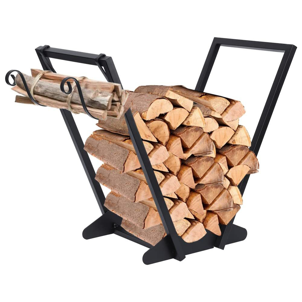 Rebrilliant Humair 13'' W Metal Log Racks | Wayfair