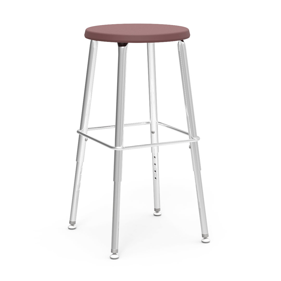 Virco 1201927SG - 120 Series Adjustable Stool From 19" To 27" With ...