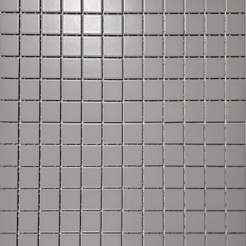 Balance Flooring Light Smoke Square Ceramic Mosaic Tile - Wayfair Canada