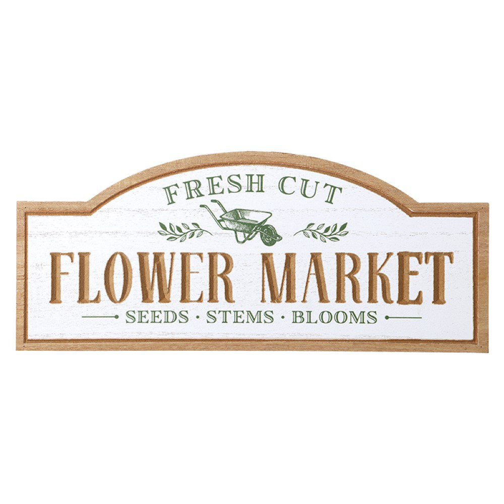 Happy Larry Flower Market Sign | Wayfair.ie