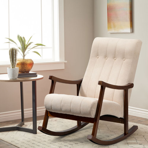 Beige Rocking Chairs You'll Love | Wayfair