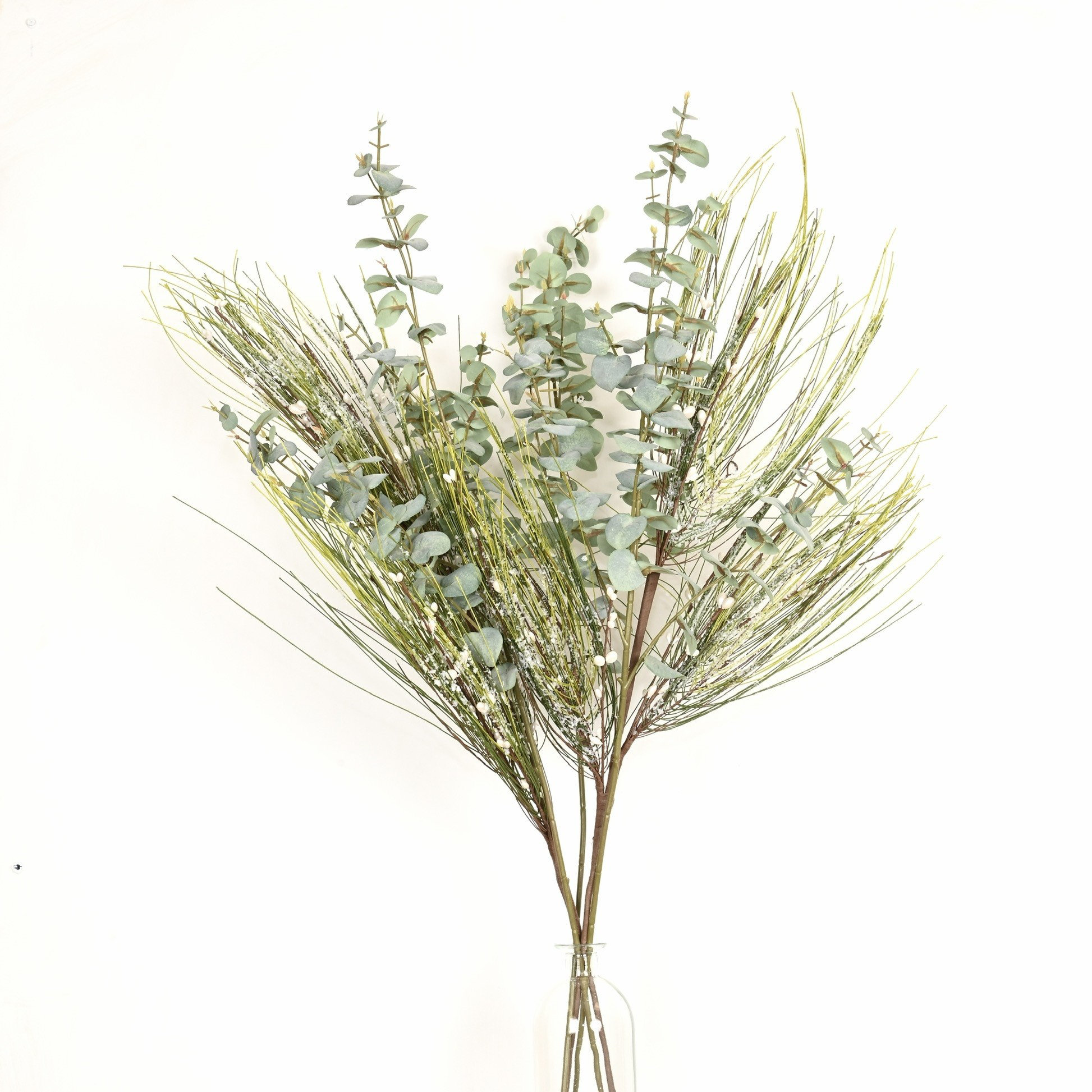 August Grove® 40" Artificial Winter Christmas Day Frozen Berry Grass ...