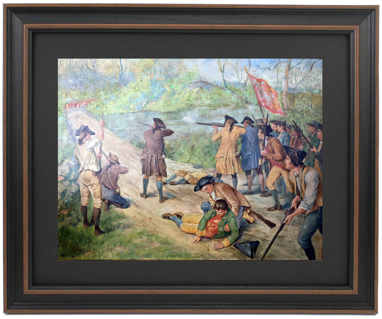 Canora Grey North Bridge, Concord, April 19, 1775 By Frank T. Merrill ...