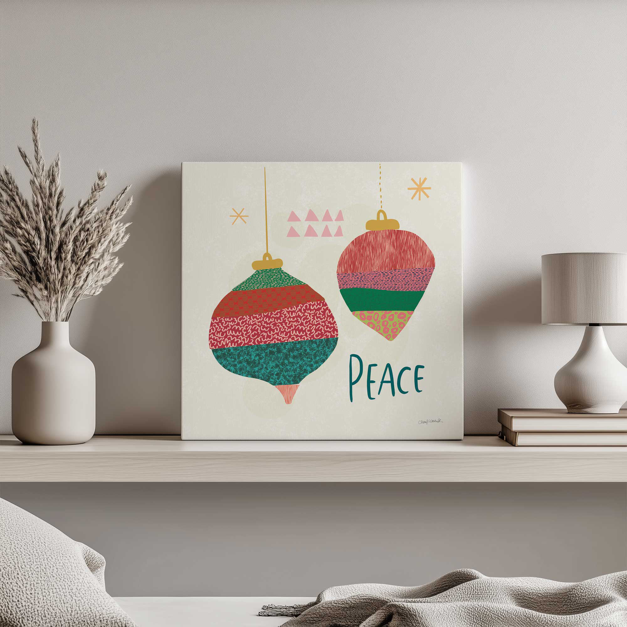 George Oliver Winter Wonder III by Cheryl Warrick Canvas Art Print ...