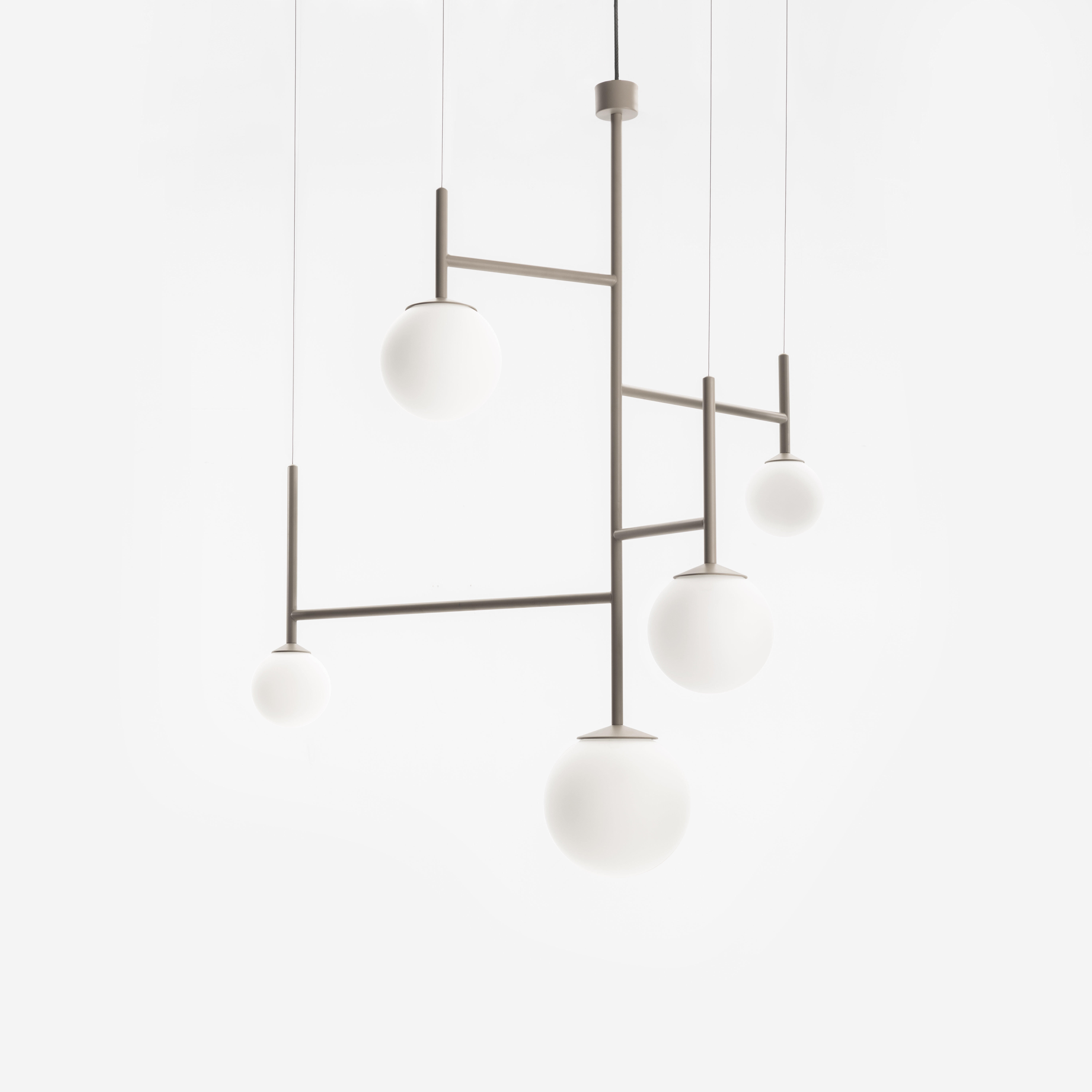 FOC Lighting Moon 5 - Light Unique Modern Linear Chandelier | Wayfair