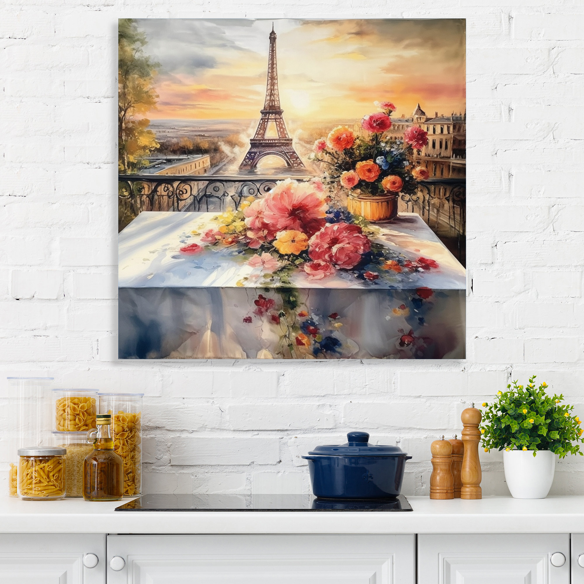 Winston Porter Beautiful Eiffel Tower In Paris III On Canvas Print ...
