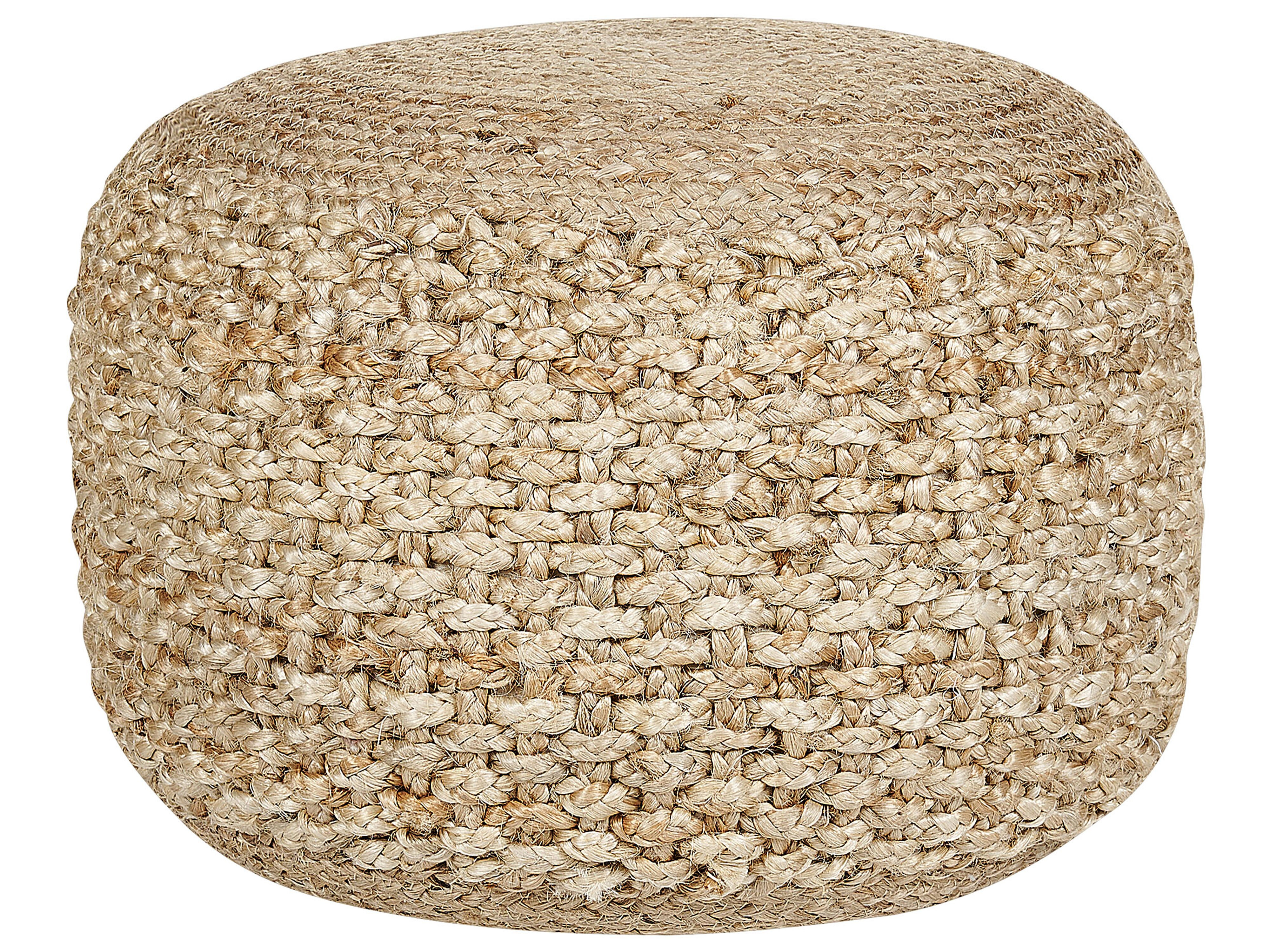House of Hampton Jute Woven Pouffe Beige Brogdon | Wayfair.ie