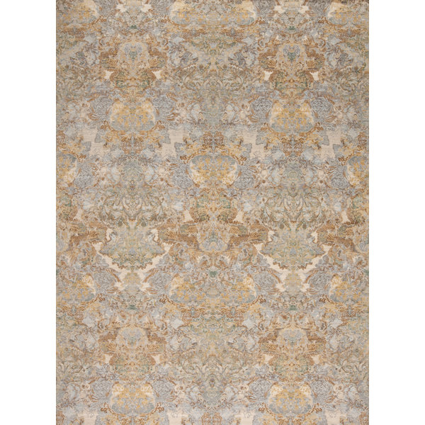 Samad Rugs Serendipity Hand Knotted Wool Damask Indoor Rug | Wayfair