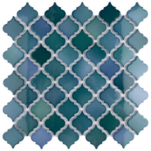 Blue Spanish / Moroccan Floor Tile You'll Love | Wayfair
