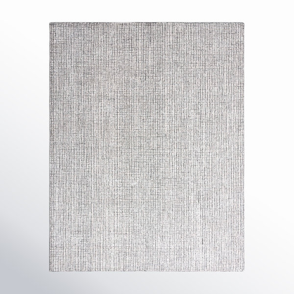 Rowe Handmade Tufted Ivory/Black Area Rug & Reviews | Joss & Main