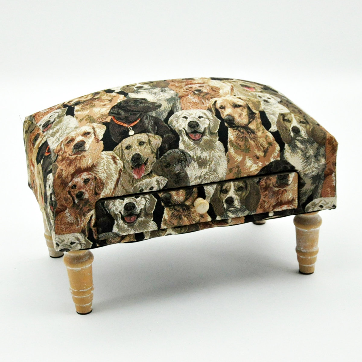 Lily Manor Union City Dog with Drawer Stool | Wayfair.co.uk