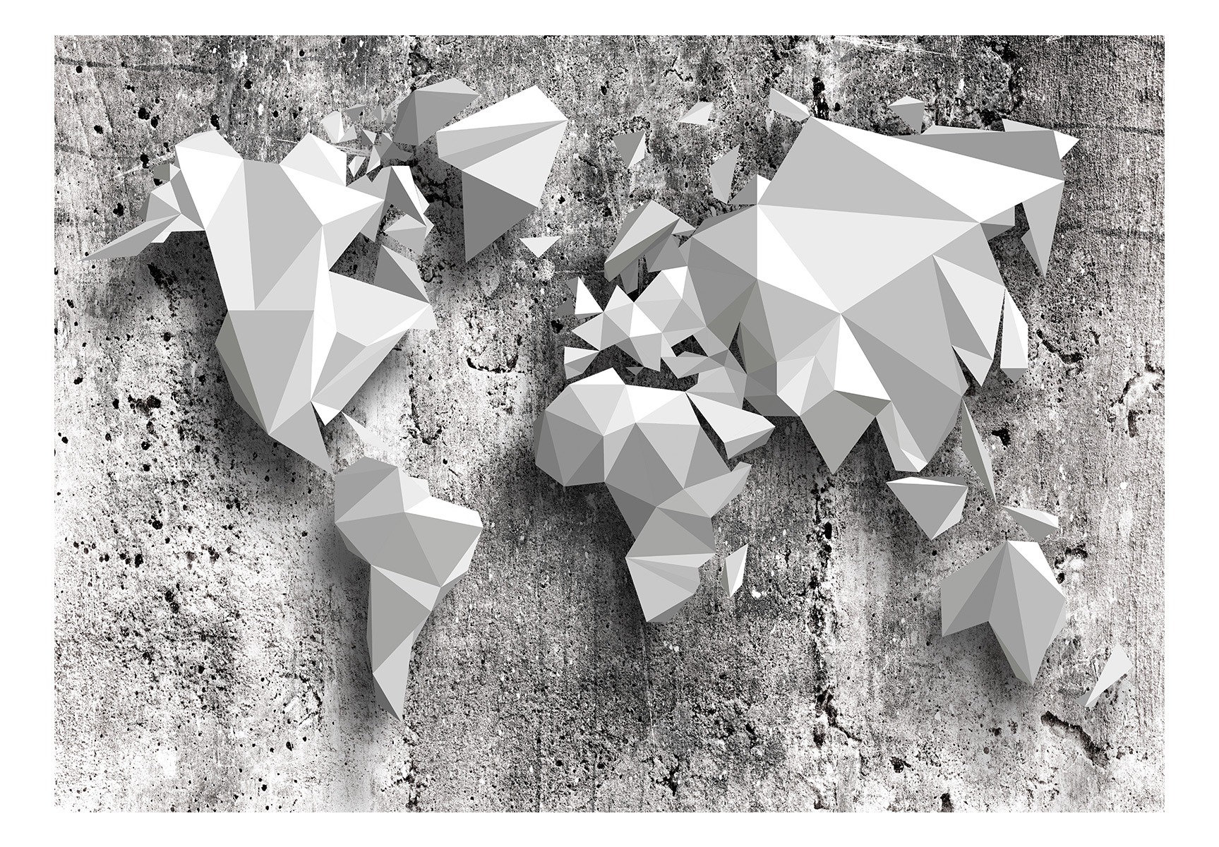 Latitude Run® Peel And Stick Wall Mural - World Map: Origami - Wayfair ...