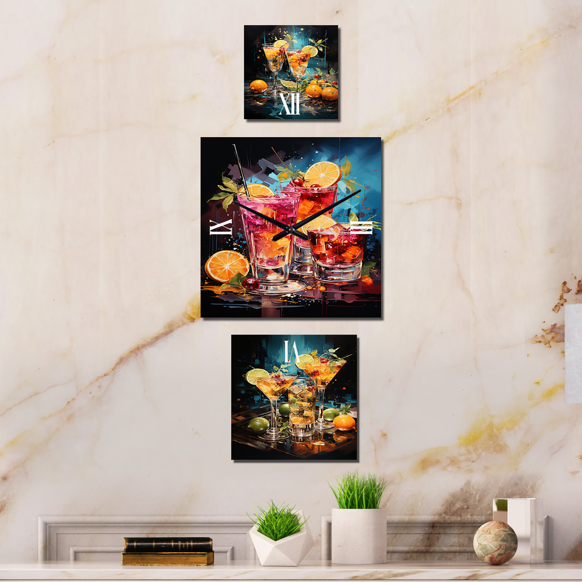 Latitude Run® Jamaar Metal Wall Clock | Wayfair
