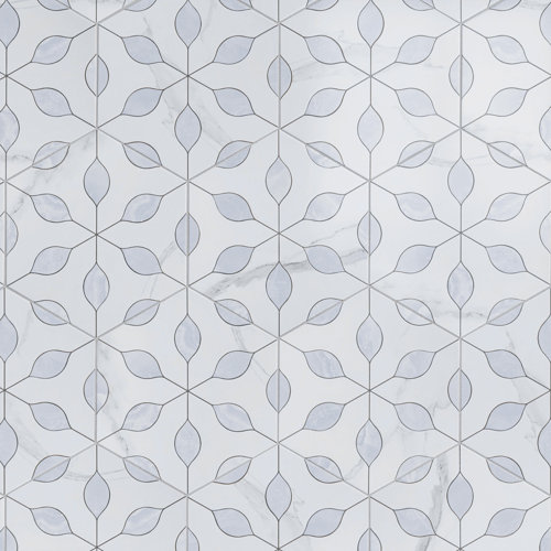 Supreme Tile AlicanteHexagon 7.88 In. X 9.45 In. Matte Porcelain Floor ...