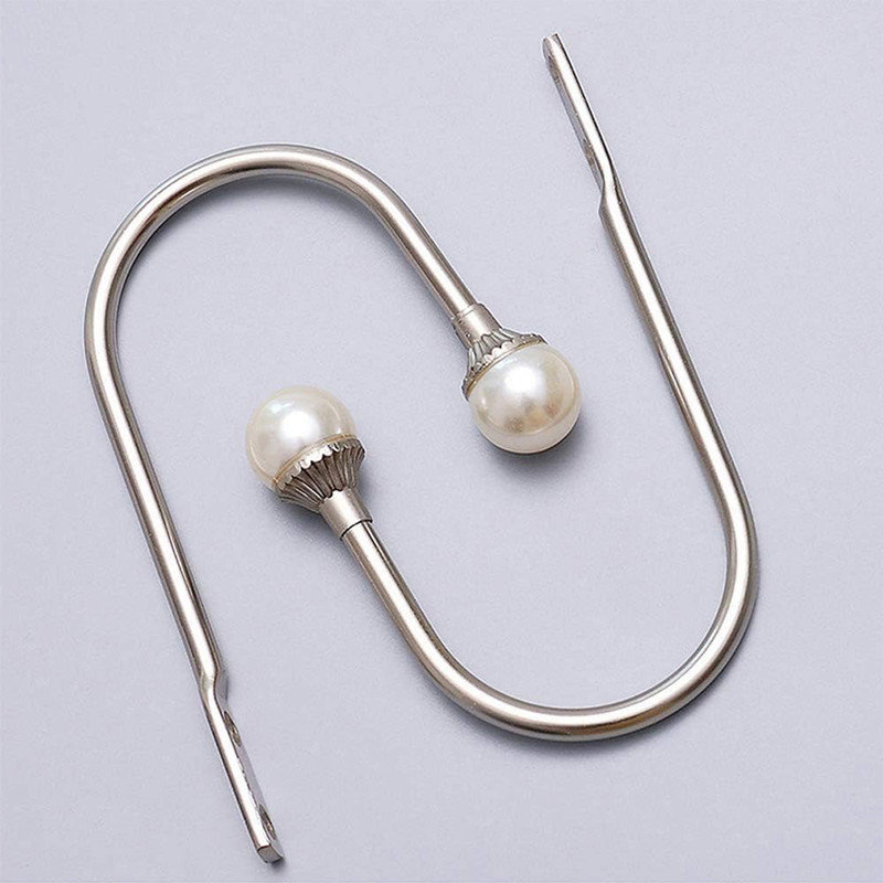 NOMBEL 2 Pack Curtain Holdbacks Wall Mounted Curtain Tiebacks Hooks ...