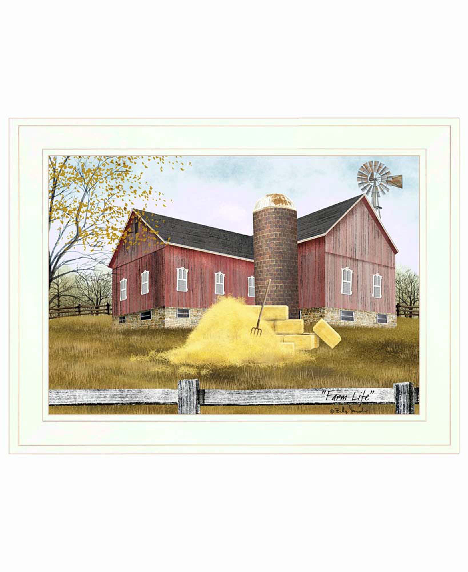 August Grove® Farm Life by Billy Jacobs - Single Picture Frame Painting ...