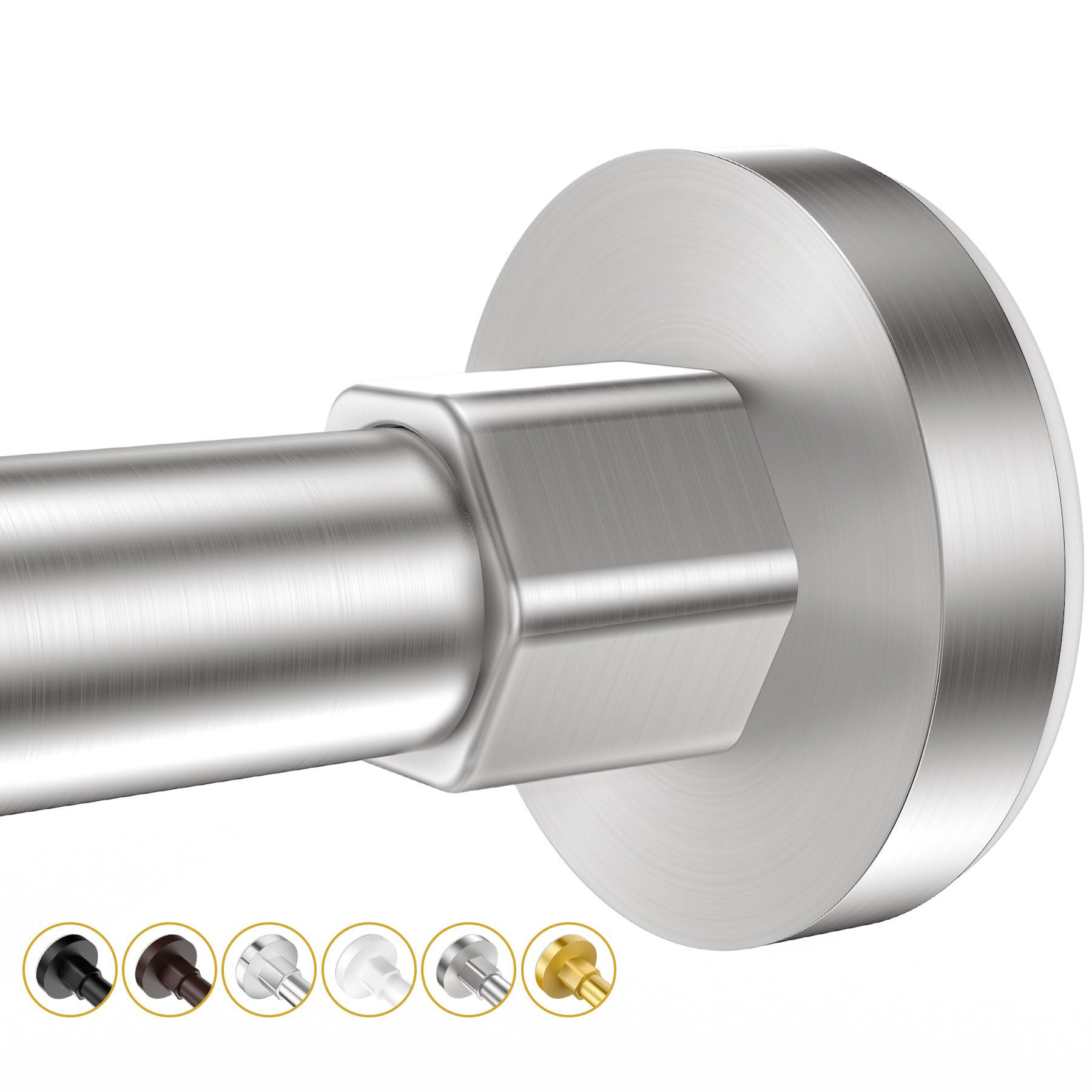 Tromay 32 to 89 Inch No Drilling Adjustable Shower Rod | Wayfair