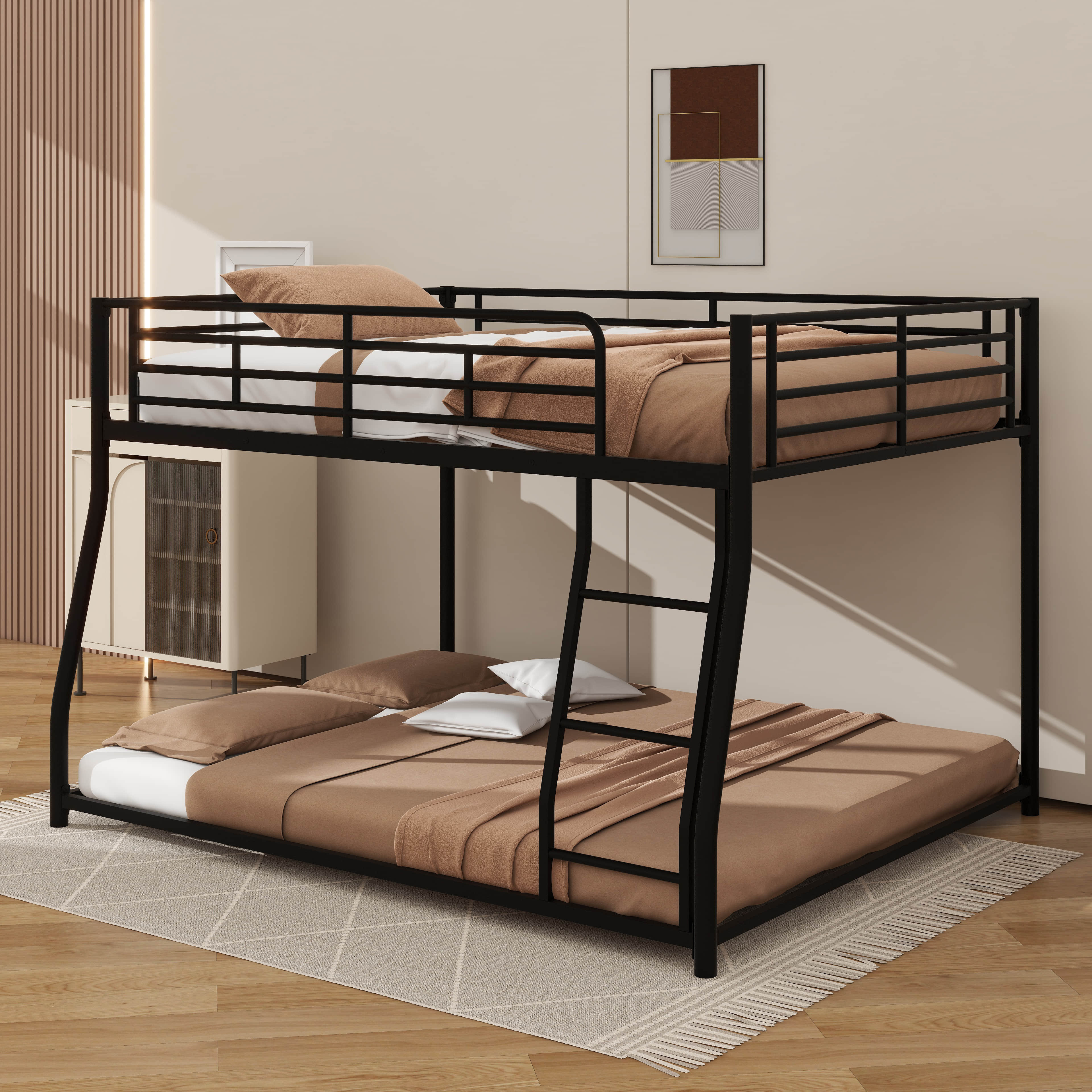 Latitude Run® Robust Metal Foldable Bunk Beds | Wayfair