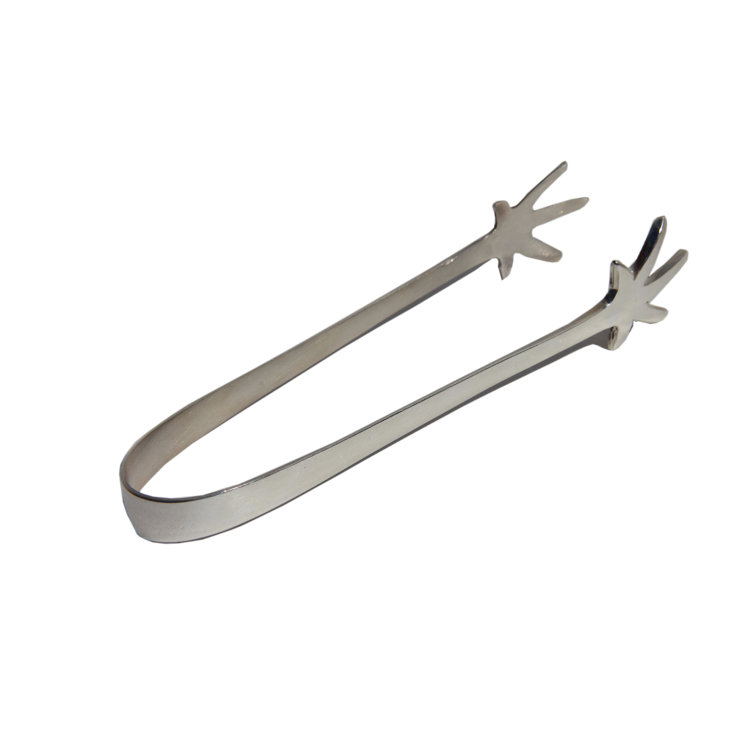 Corbell Silver Company Claw Metal Ice Tongs | Wayfair