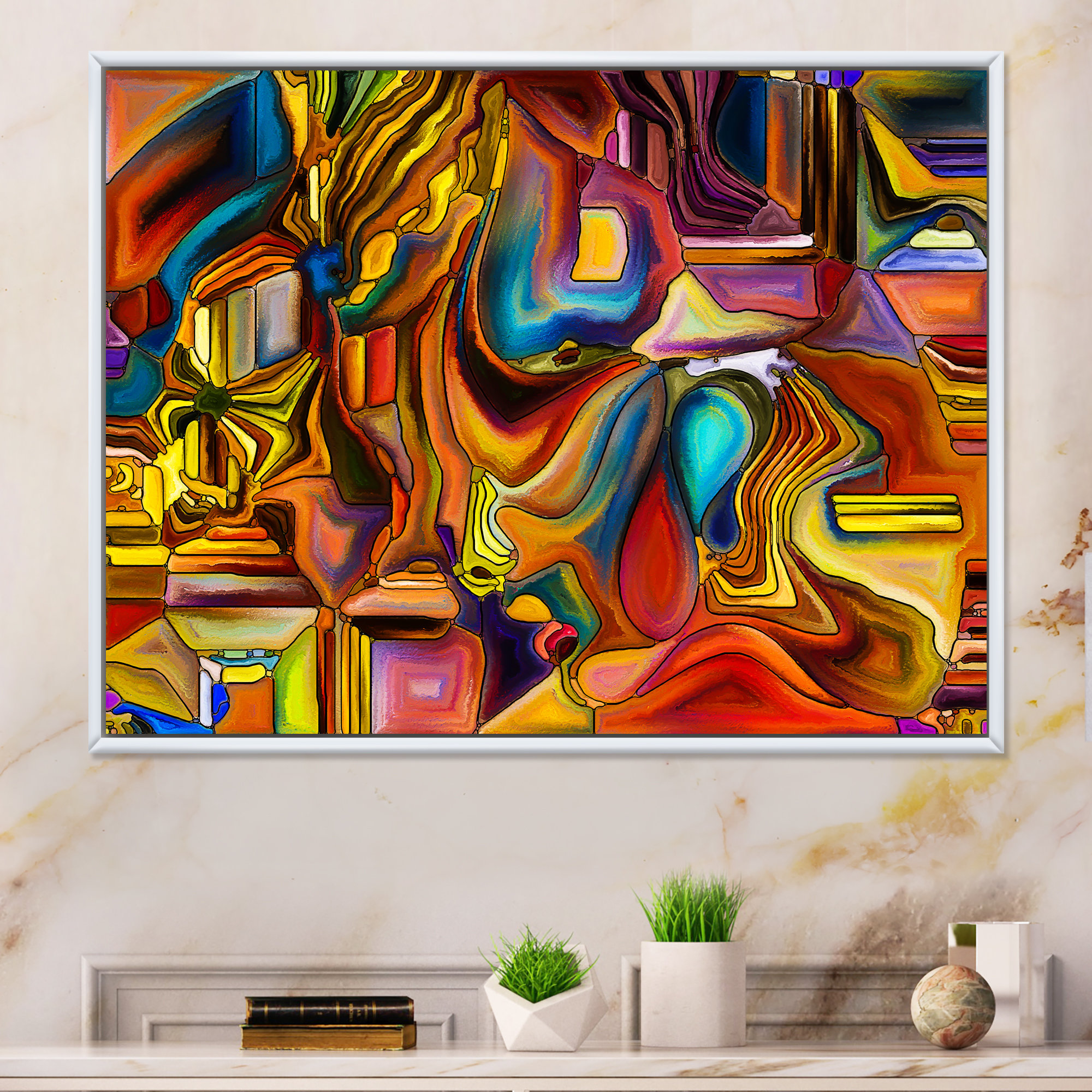 Wrought Studio Voyages To Inner Paint IV - Modern & Contemporary Canvas ...