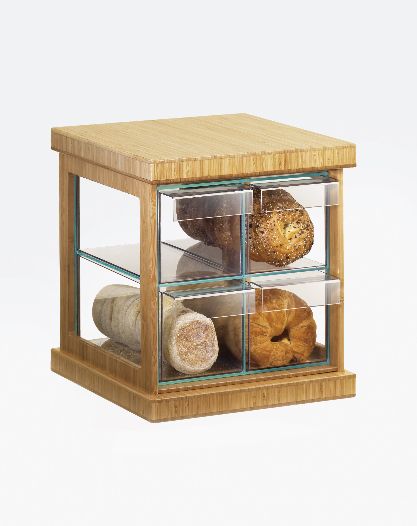 Cal-Mil Bamboo 4 Drawer Bread Case | Wayfair