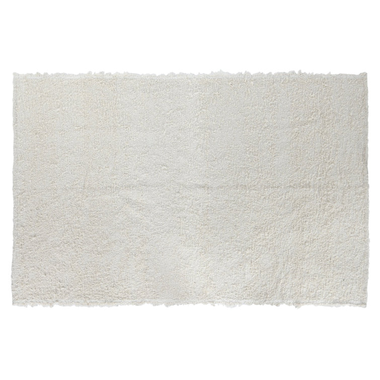 Latitude Run Alajandro 160cm L Level Cut And Loop Cotton Carpet Tile ...