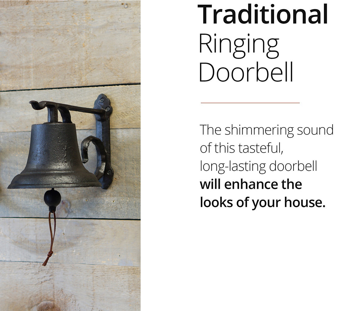 August Grove® Doorbell Hanging Bell & Reviews | Wayfair