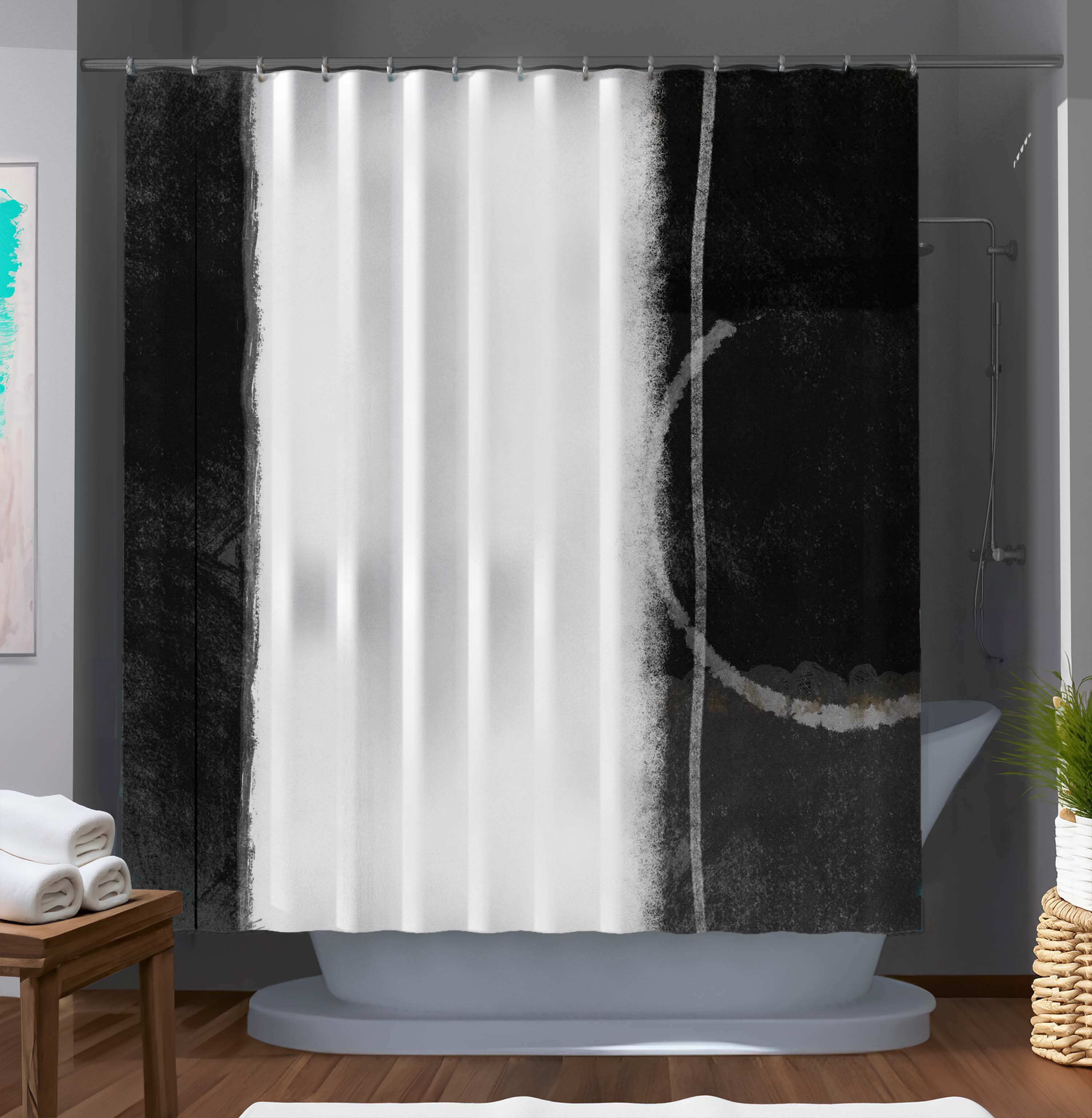 East Urban Home Fredkin Shower Curtain by Staci Maxwell | Wayfair