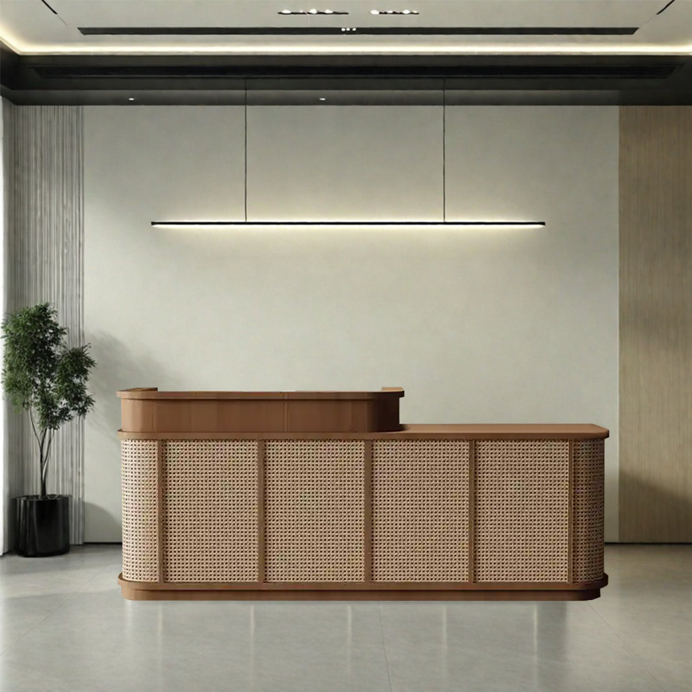 Artistic Soul XKX Premium Furniture Rectangular Modern Front Desk ...