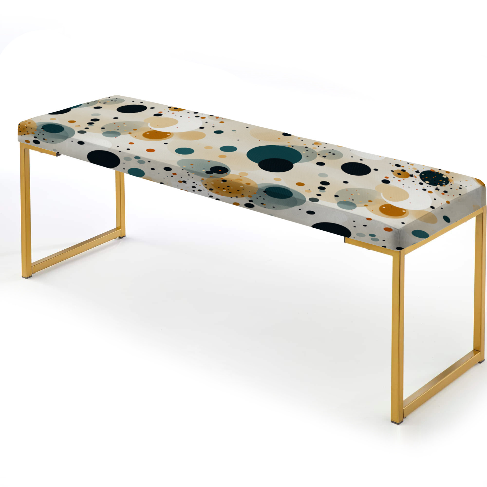 Design Art Industrial Chic Polka Dots Pattern - Polka Dots Upholstered ...