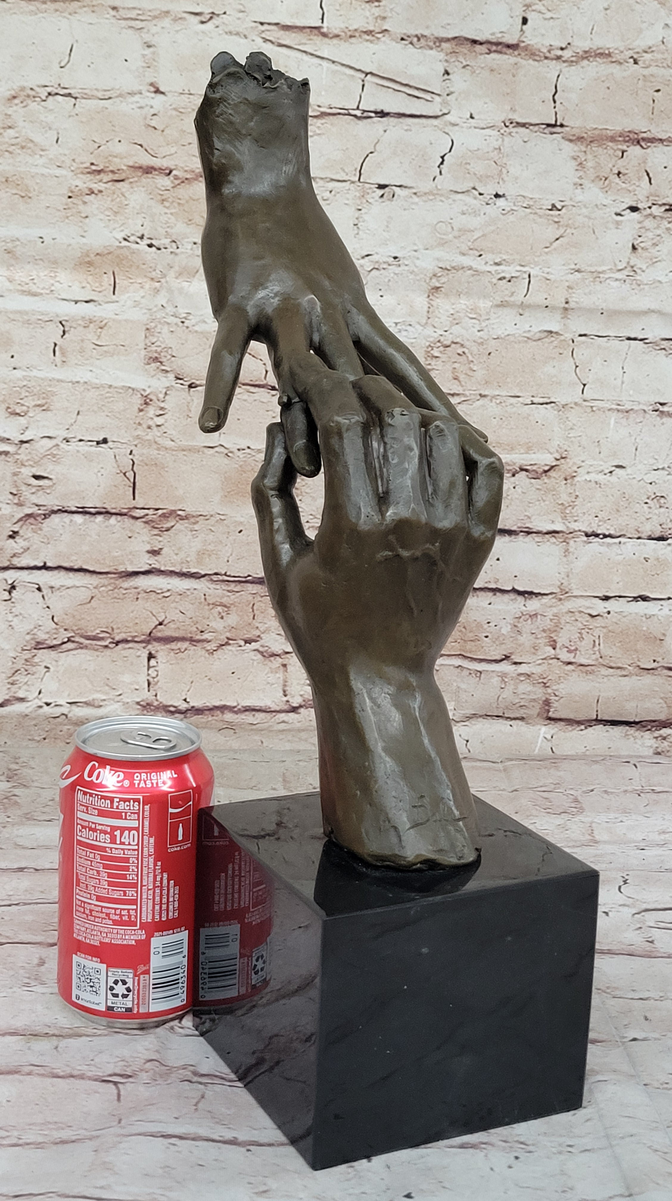 Winston Porter MARRY ME Engagement Ring Hand Statue Sculpture Abstract ...
